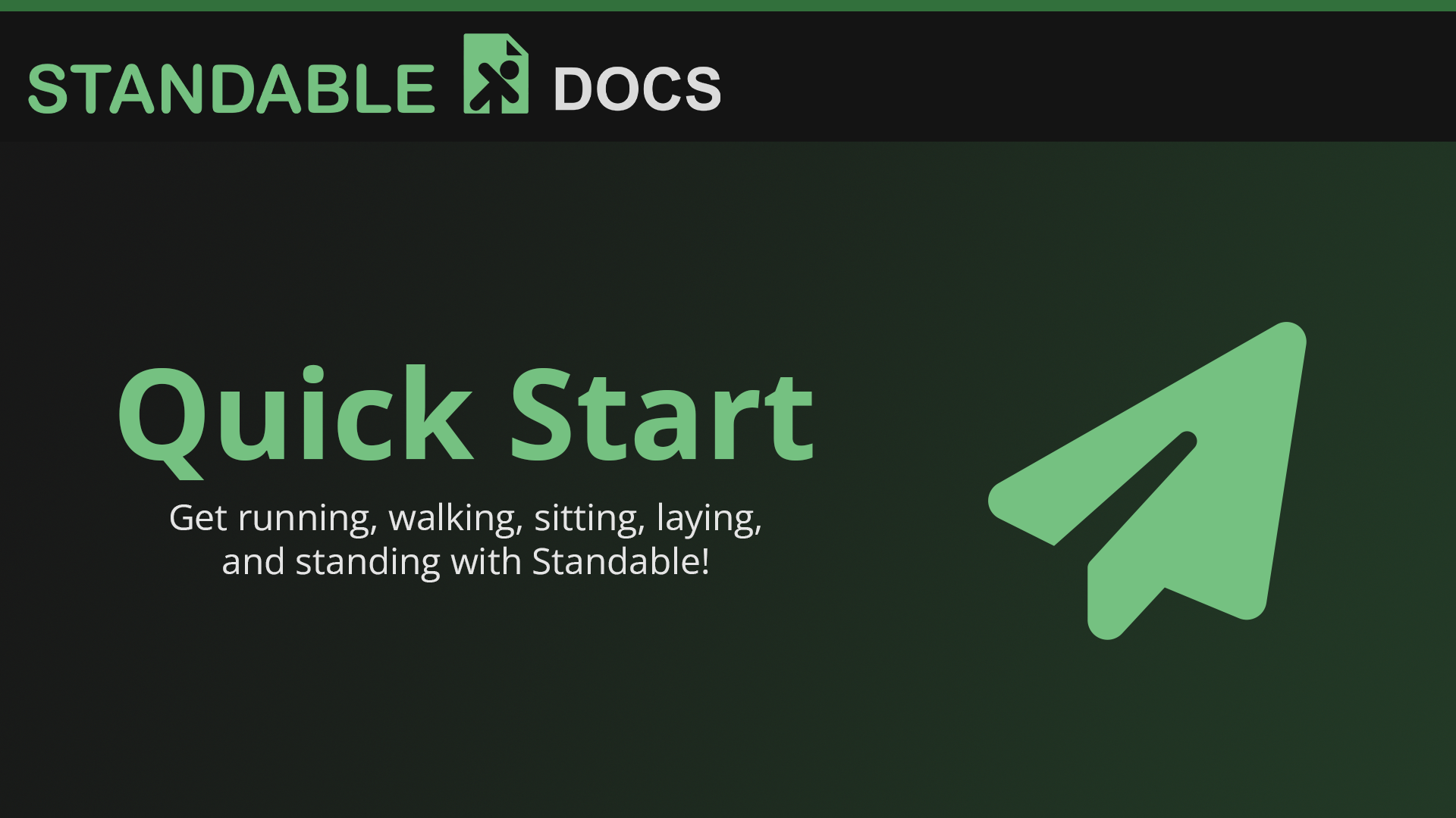 Standable Docs: Quick Start
